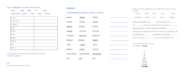 Year 5-7 Writing, Spelling, Cloze Paragraph, Proofread, Base words ...
