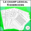 Le champ lexical - 5 exercices corrigés - Teacher Professional Development
