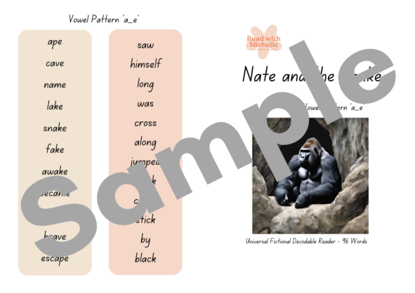 Decodable Text & Passage with Activities 'a_e' Long A Extended/Complex ...