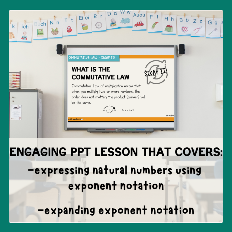 Grade 7 - Exponent Notation - PowerPoint Lesson - Teacher Professional ...