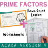 BUNDLE Grade 7 Prime Factors- Worksheets and PowerPoint Lesson ...