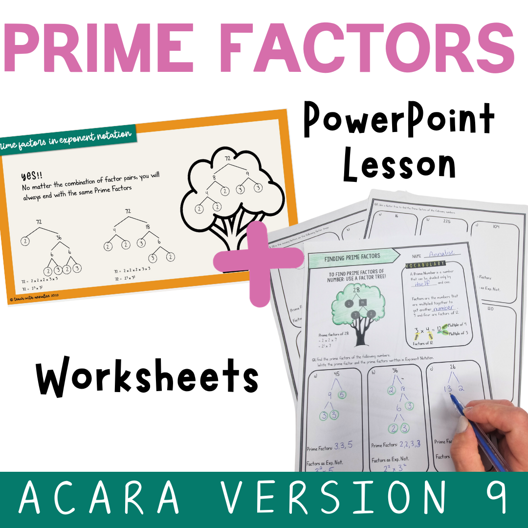 Grade 7 Prime Factors - PowerPoint Lesson - Teacher Professional ...