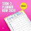 FREE NSW Term 3 School Planner 2024 - Teaching Resource