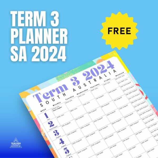 Weekly Planner Template - Teacher Resource