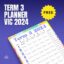 FREE VIC Term 3 School Planner 2024 - Teaching Resource