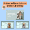 Prepare and Serve Espresso Coffee Flip Booklet - Teacher Professional ...