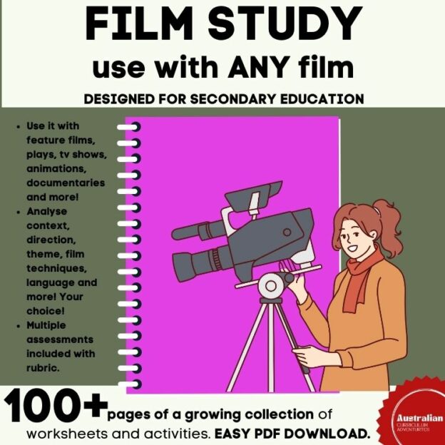 FILM STUDY Film Analysis Unit for ANY FILM - English Film Techniques ...