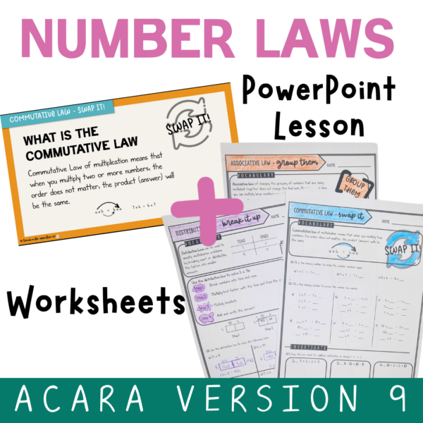 BUNDLE Distributive, Associative & Commutative Worksheets & matching ...