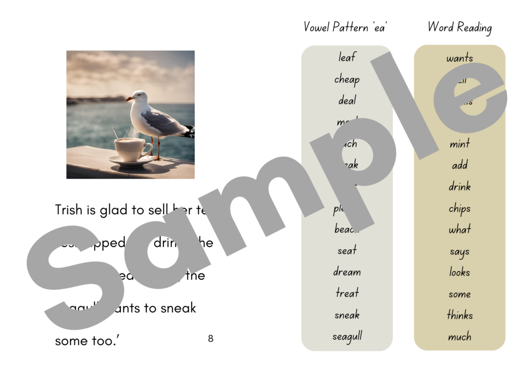 Decodable 'ea' Text & Passage with Activities Long E Extended or ...