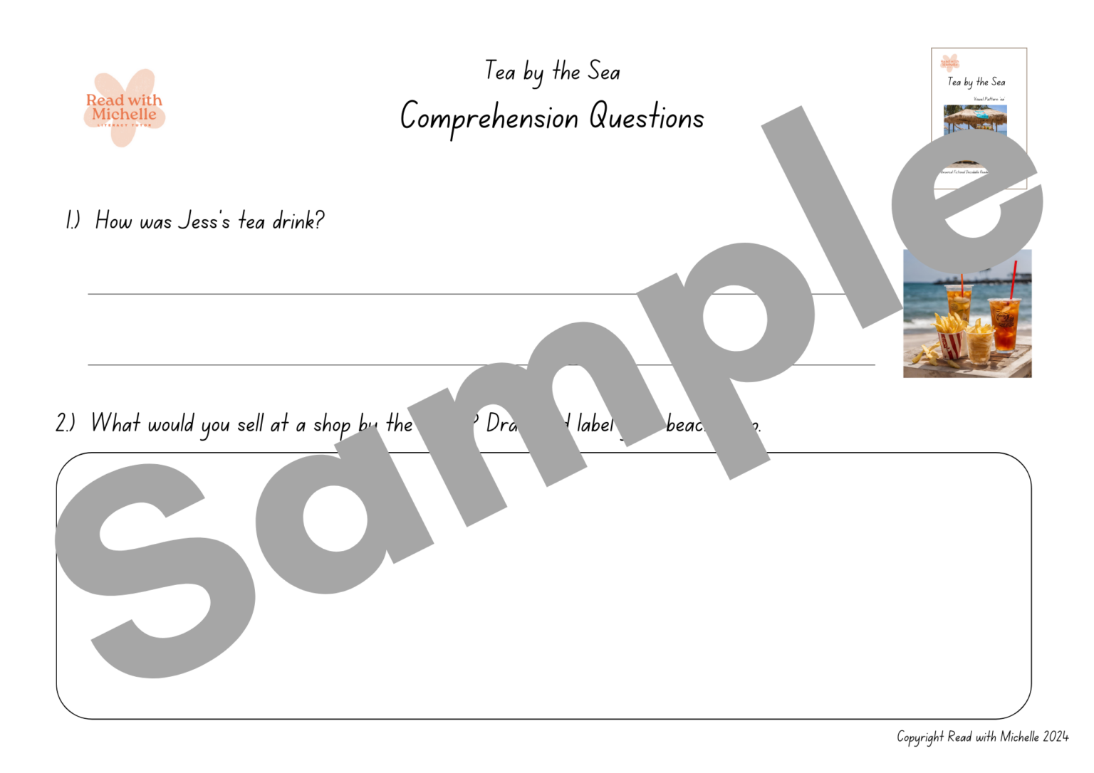 Decodable 'ea' Text & Passage with Activities Long E Extended or ...