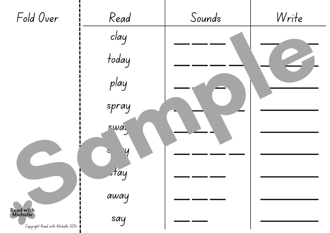 FREE Decodable 'ay' Activities Extended Complex Code - Teacher ...