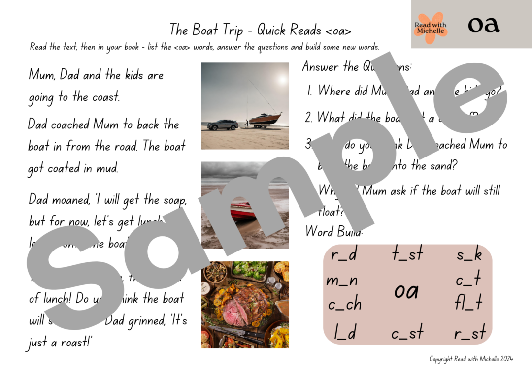 Quick Read 12 Short Decodable Stories with Comprehension Pack 1 Long ...