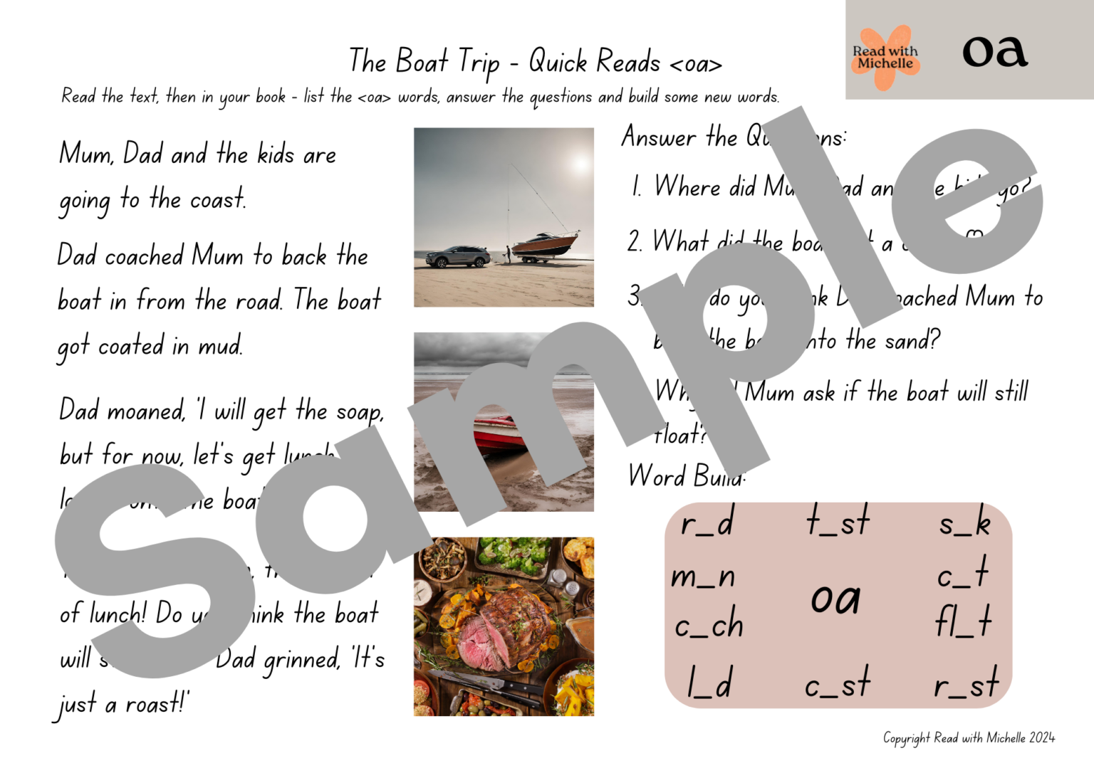 Quick Read 12 Short Decodable Stories with Comprehension Pack 1 Long ...