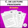 Compréhension de lecture - PRINTEMPS (10 textes) / French Reading ...