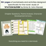 Station Eleven Novel Study & Student Booklet - Chapter Questions ...