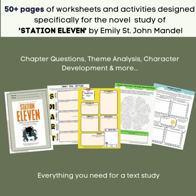 Station Eleven Novel Study & Student Booklet - Chapter Questions ...