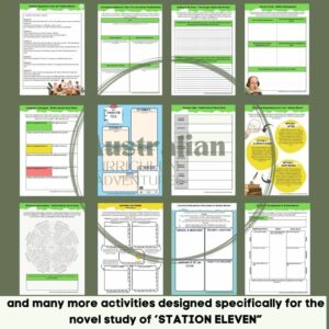 Station Eleven Novel Study & Student Booklet - Chapter Questions ...