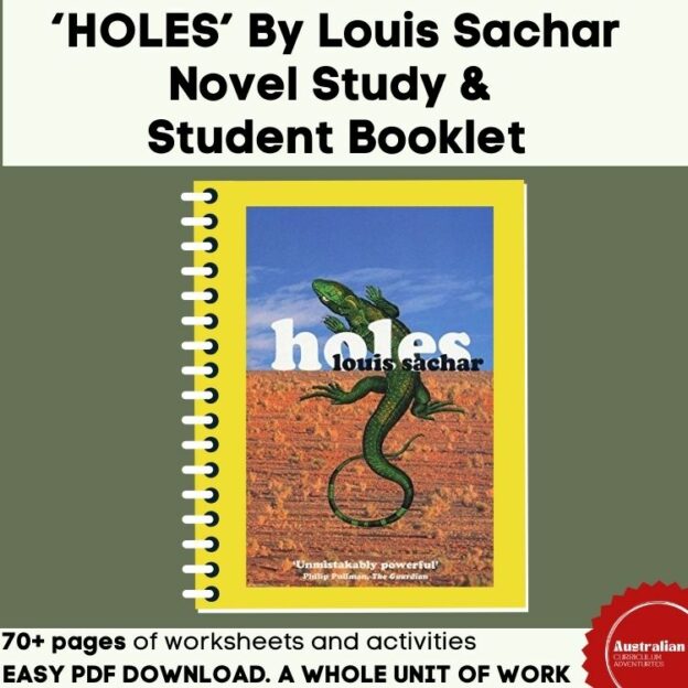 Holes Novel Study & Student Booklet - Printables - Unit - Chapter ...