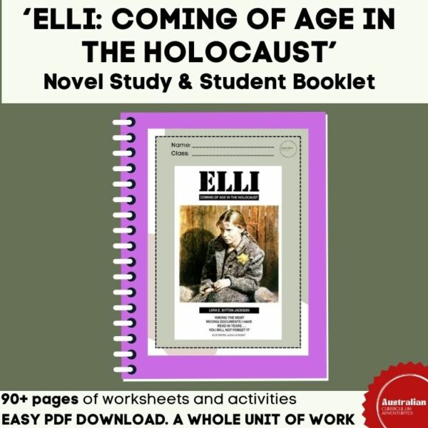 Elli: Coming to Age in the Holocaust Novel Study, Printables, Student ...