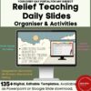 Substitute Casual Relief Teaching Resource Daily Slides Organiser and ...