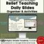 Substitute Casual Relief Teaching Resource Daily Slides Organiser and ...