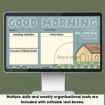 Substitute Casual Relief Teaching Resource Daily Slides Organiser and ...