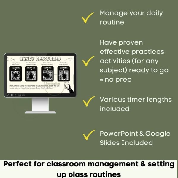 Substitute Casual Relief Teaching Resource Daily Slides Organiser and ...