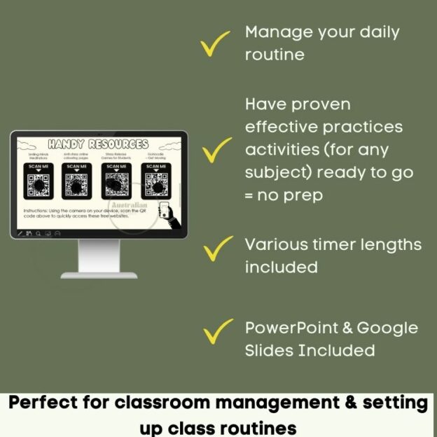 Substitute Casual Relief Teaching Resource Daily Slides Organiser and ...