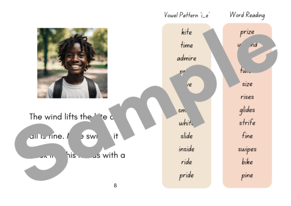 Decodable Text & Passage with Activities 'i_e' Long I Extended/Complex ...
