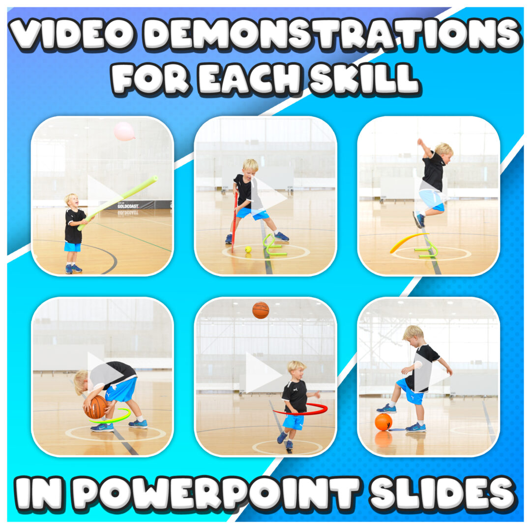 Kindergarten - Grade 2 PE Challenges - Flash cards, slides + videos for ...