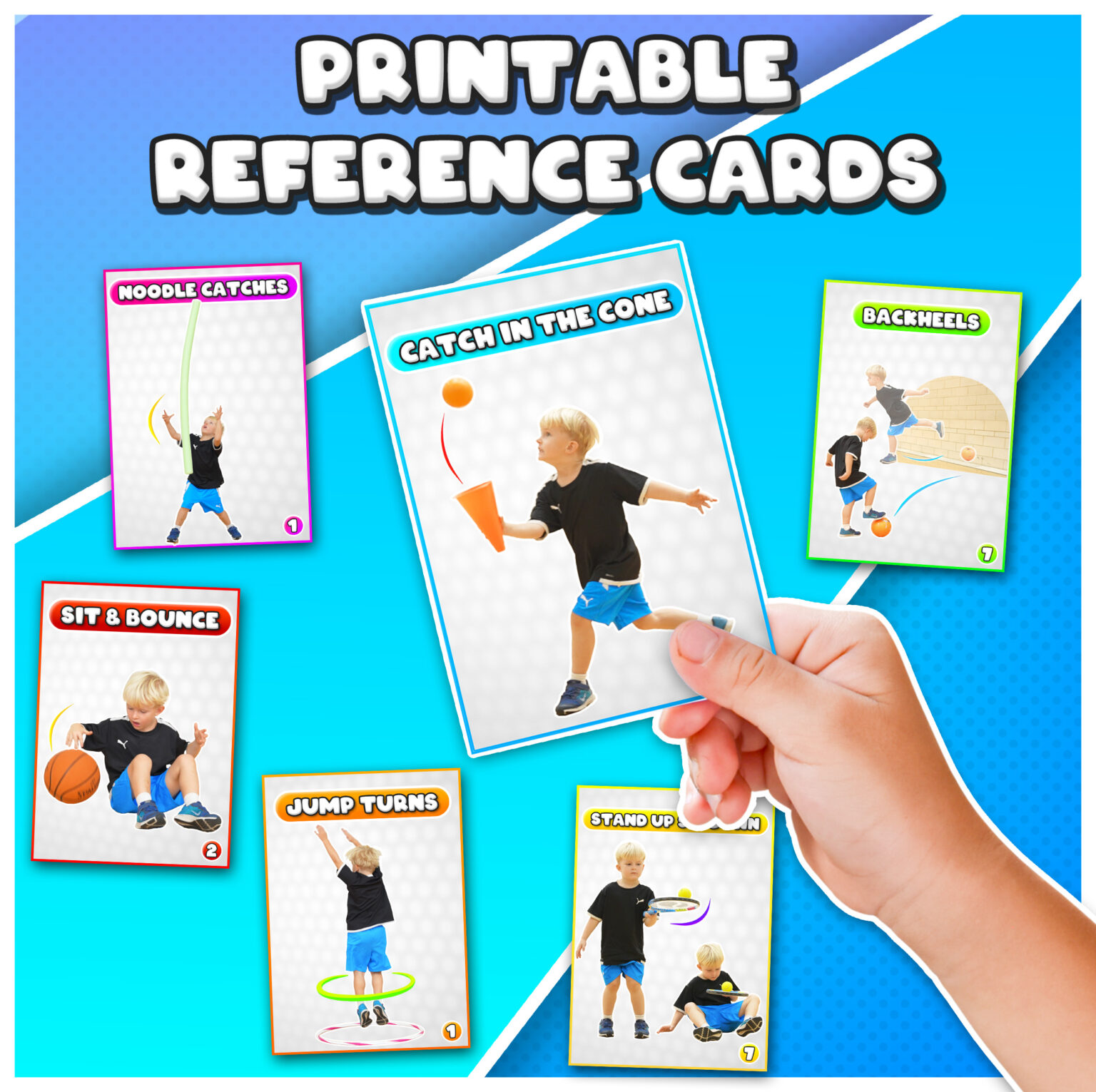 Kindergarten - Grade 2 PE Challenges - Flash cards, slides + videos for ...