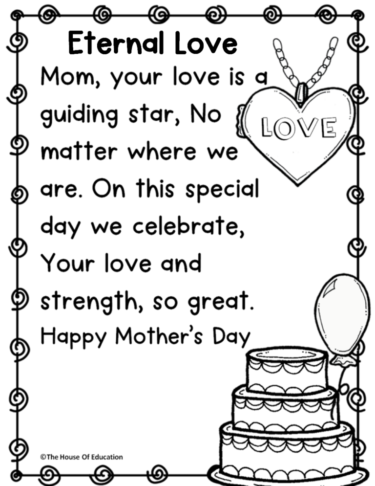 Mother's Day Poem Templates/ Mom Like a Flower/ Poem Gift - Teacher ...