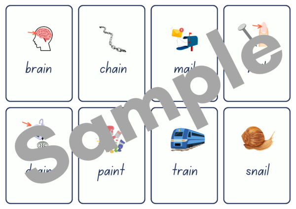 Long A 'ai' and 'ay' Blend and Segment Word Card & Board Set - Teacher ...