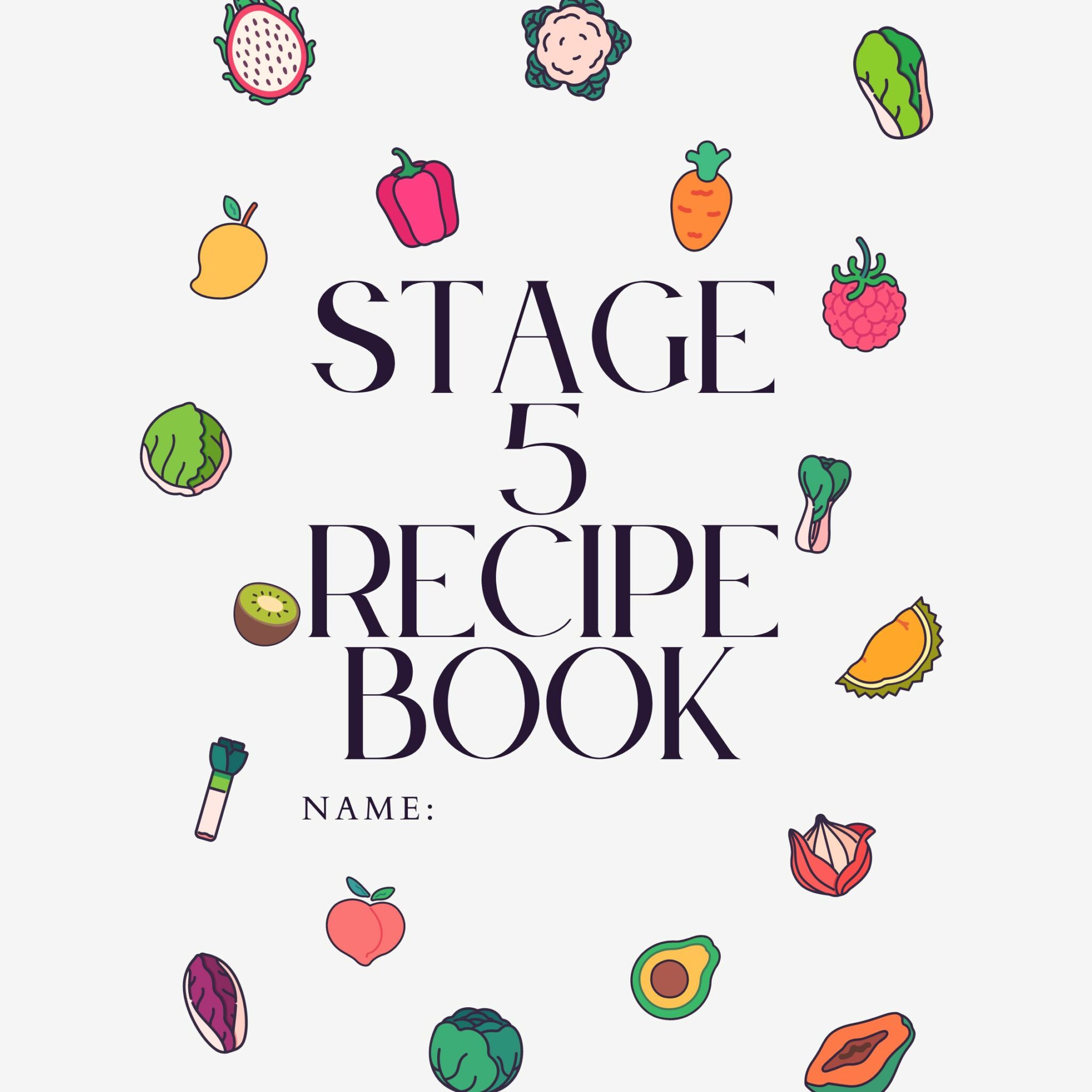 Stage 5 Recipe Book Food Technology - Teacher Professional Development