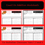 Count On Addition Strategy Worksheets - Teacher Professional Development