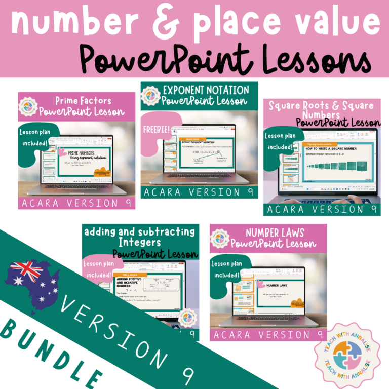 BUNDLE Grade 7 NUMBER AND PLACE VALUE- PowerPoints and Lesson Plans ...