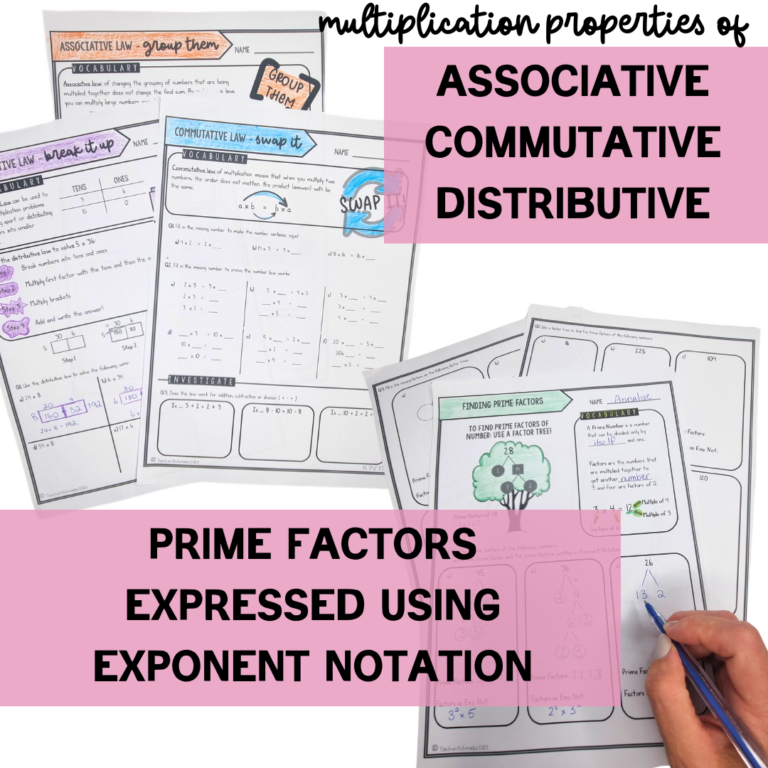 BUNDLE Grade 7 NUMBER AND PLACE VALUE- WORKSHEETS - Teacher ...