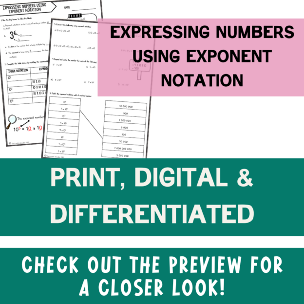 BUNDLE Grade 7 NUMBER AND PLACE VALUE- WORKSHEETS - Teacher ...