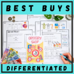 Grade 7 - BEST BUYS - Unit pricing worksheet/project DIGITAL and ...