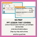 Convert FRACTIONS, PERCENTAGES and DECIMALS No-Prep PowerPoint and ...