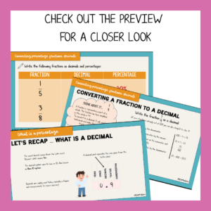 Convert FRACTIONS, PERCENTAGES and DECIMALS No-Prep PowerPoint and ...