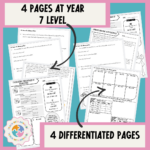 GRADE 6 - Finding Percentages of Quantities Worksheets - DIFFERENTIATED ...