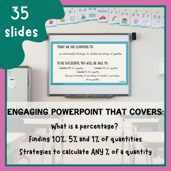 Percent of a Number - PowerPoint and Lesson Plan - No-Prep - Teacher ...