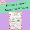 Revising Poster Narrative Writing | How to Revise a Creative Narrative ...