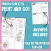 BUNDLE Percent of a Number Worksheet and PowerPoint DIFFERENTIATED ...