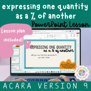 Writing one number as a percentage of another - POWERPOINT LESSON ...