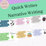Narrative Writing Prompts for Practicing Story Writing | Quick Writes ...