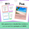 Story Elements & Plot Prompt Cards or Posters for Narrative Creative ...