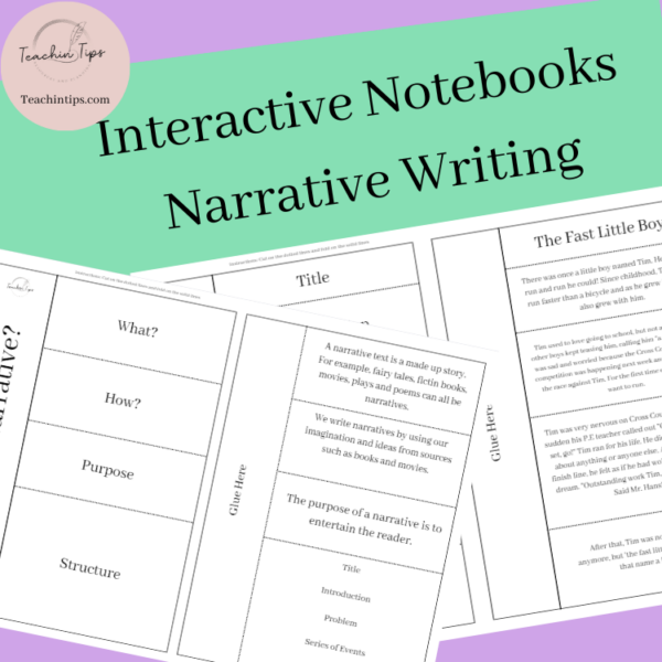 Interactive Notebooks Narrative Writing | Purpose & Structure Creative ...