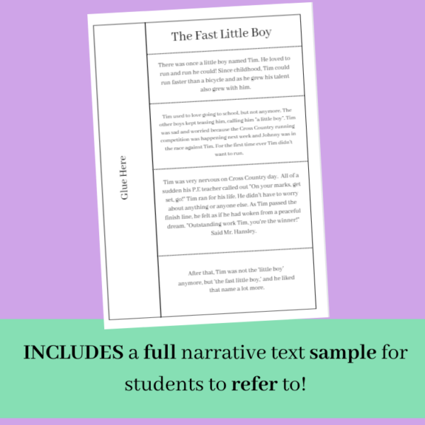 Interactive Notebooks Narrative Writing | Purpose & Structure Creative ...